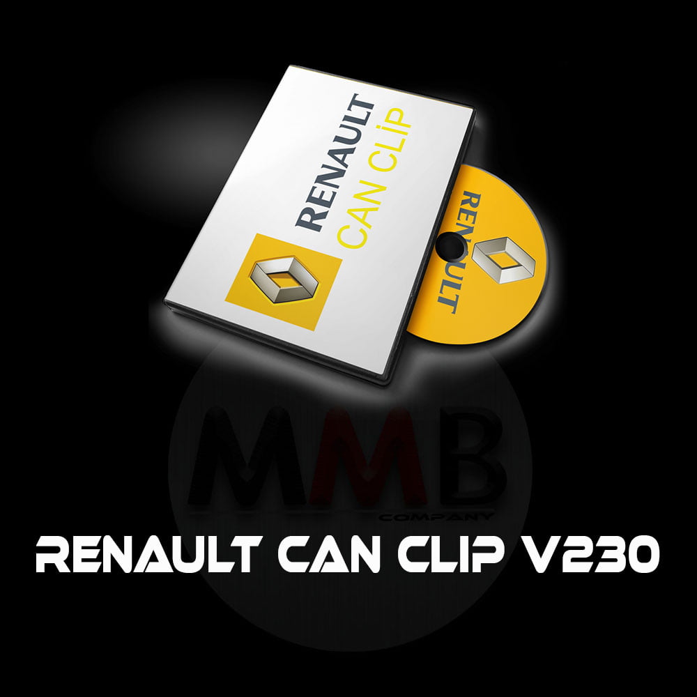 RENAULT CAN CLIP V230 MMB OBD2 SOFTWARE