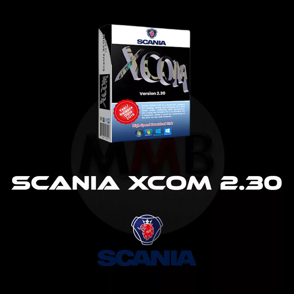 Scania XCOM 2.30.0 - MMB OBD2 SOFTWARE